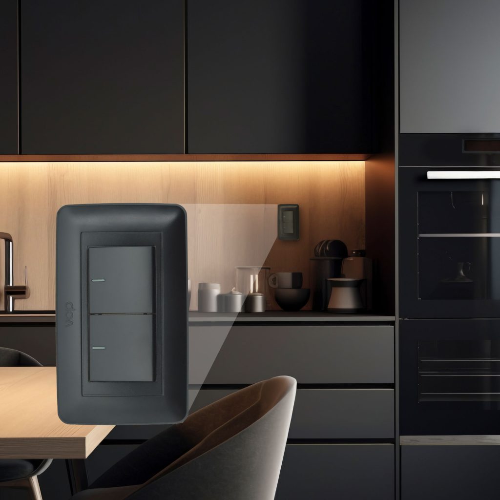 Interruptor doble conmutable (3 vias), 127V – 10A con tapa incluida ...